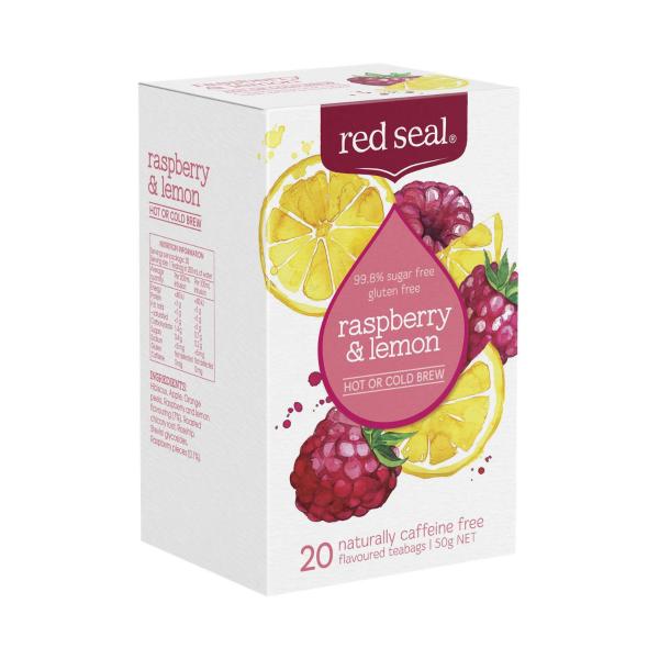 Buy Red Seal Raspberry & Lemon Hot Or Cold Brew Tea 20 pack | Coles