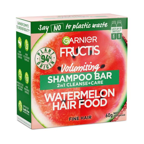 Buy Garnier Fructis Watermelon 2in1 Shampoo Bar 60g | Coles