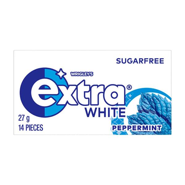 Buy Extra White Peppermint Sugar Free Chewing Gum 27g | Coles
