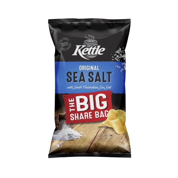 Buy Kettle Potato Chips Sea Salt 300g | Coles