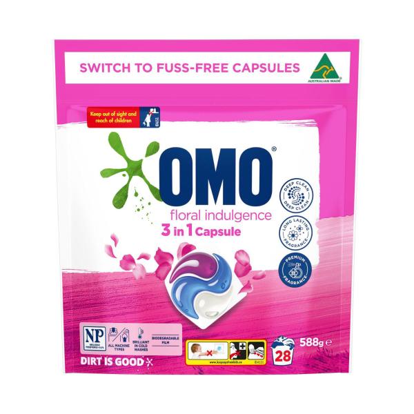 Buy OMO 3 IN 1 CAPSULES FLORAL | Coles