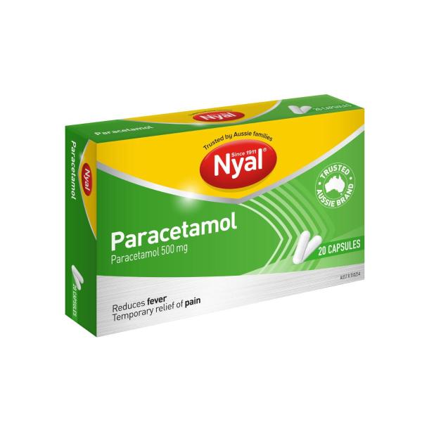 Buy Nyal Paracetamol Capsules 20 Pack | Coles