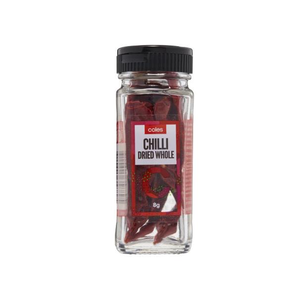 Buy Coles Whole Dried Chilli 8g | Coles