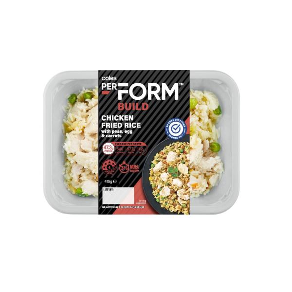 Buy COLES PERFORM CHICKEN FRIED RICE | Coles