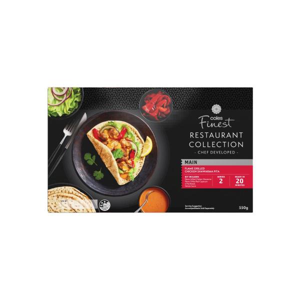 Buy COLES RESTAURANT COLLCTN CHICKEN SHAWARMA KIT | Coles