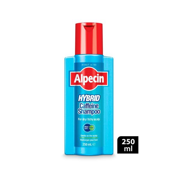Buy Alpecin Hybrid Caffeine Shampoo Dry Dandruff & Itchy Scalp 250mL ...