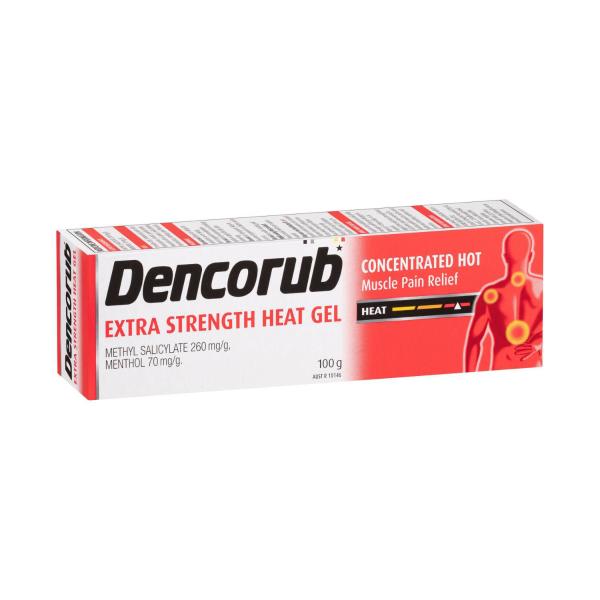 Buy Dencorub Extra Strength Heat Rub Gel 100g | Coles
