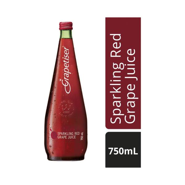 Buy Grapetiser Sparkling Red Grape Juice Bottle 750mL | Coles