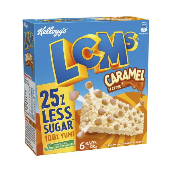 Buy Kellogg's Lcm's 25% Less Sugar Caramel 120g 120 GRAM | Coles