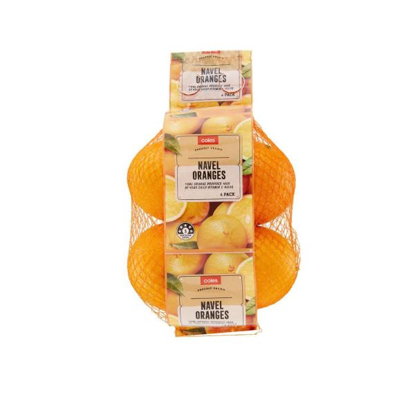 Buy Coles Navel Oranges Prepacked 4 pack | Coles