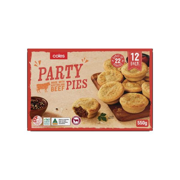 Buy Coles Frozen Party Sausage Rolls 12 Pack 450g | Coles