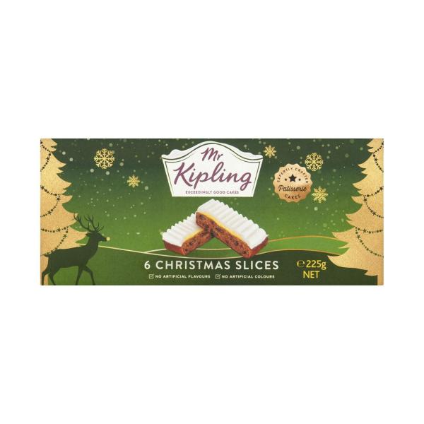 Buy Mr Kipling Christmas Cake Slices 6 Pack 225g | Coles