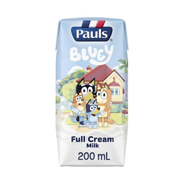 Buy Pauls Bluey Kids Uht Full Cream Milk 6x200ml 6 pack | Coles