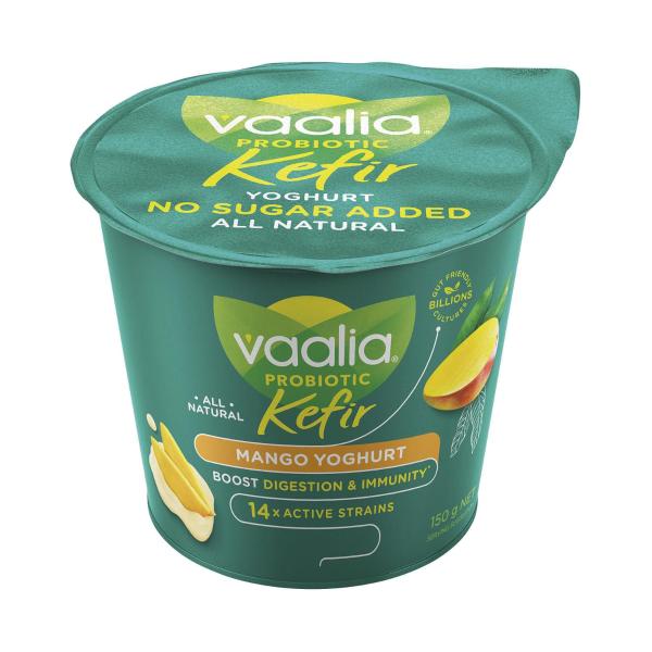 Buy Vaalia Probiotic Kefir Yoghurt Mango 150g | Coles