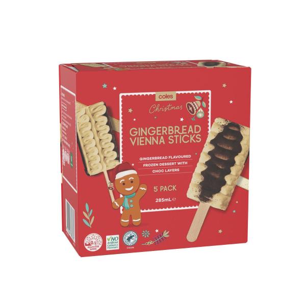 Buy COLES GINGERBREAD VIENNA STICKS | Coles