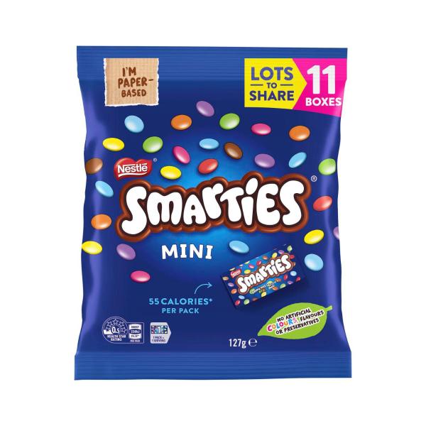 Buy Smarties Milk Choc Share Pack 11 Pieces 127g | Coles