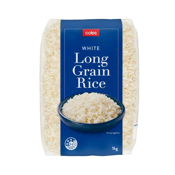 Buy Coles Long Grain Rice 1kg | Coles
