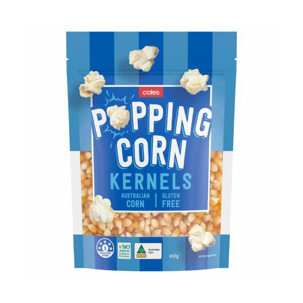 Buy Coles Popping Corn Kernels 400g | Coles