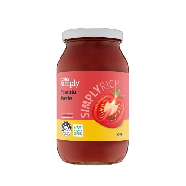 Buy Coles Simply Tomato Paste 500g | Coles