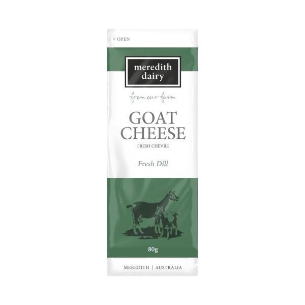 Buy Meredith Dairy Goats Cheese Chevre Dill 80g | Coles