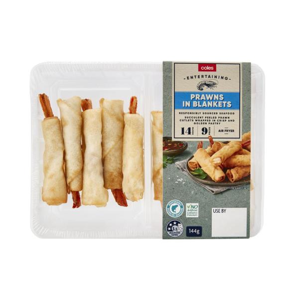 Buy COLES ENTERTAINING PRAWNS IN BLANKETS | Coles
