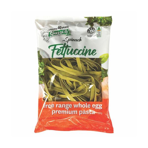 Buy Guzzis Special Selection Pasta Spinach Fettuccine 250 GRAM | Coles