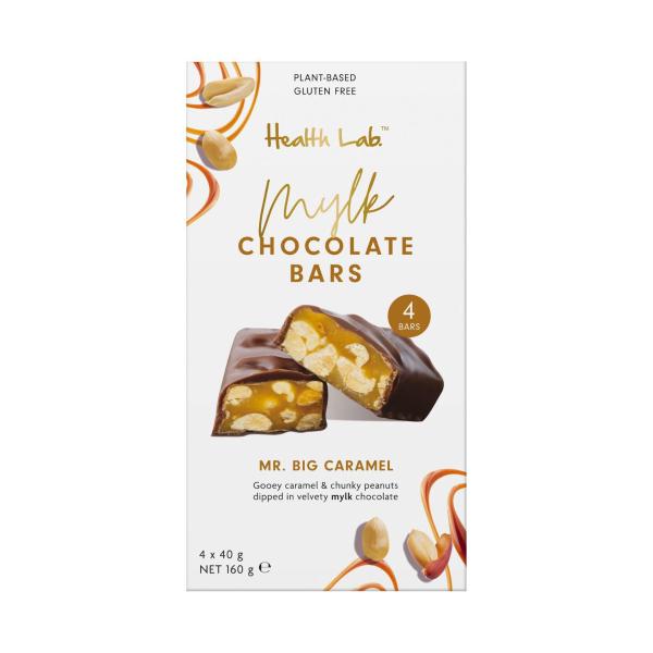 Buy Health Lab Caramel Peanut Milk Chocolate Bars 160g | Coles