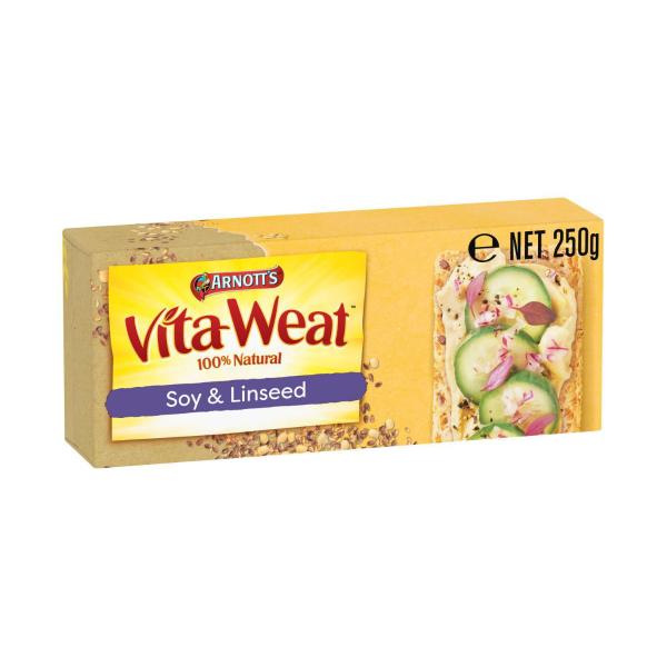 Buy Arnotts Vita-weat Soy & Linseed Crispbread 250g | Coles