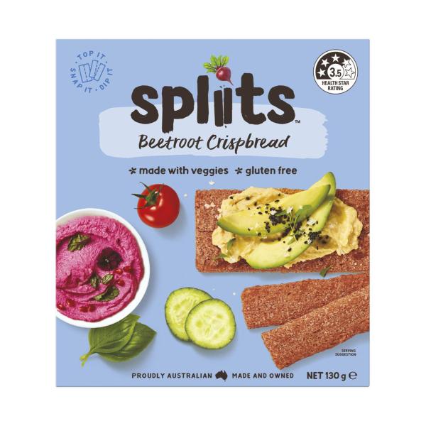 Buy Spliits Crispbread Beetroot 130g | Coles