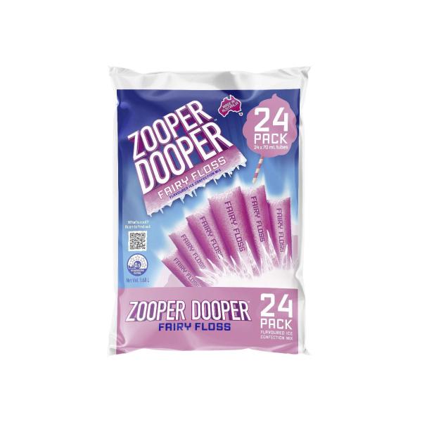 Buy Zooper Dooper Fairy Floss 24x70ml 24 pack | Coles