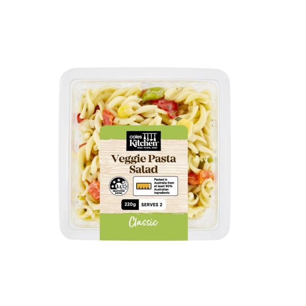 Buy COLES KITCHEN SALAD VEGGIE PASTA | Coles