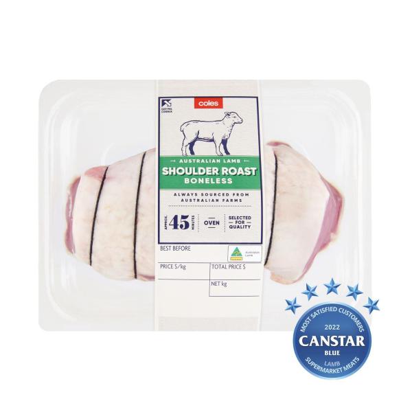 Buy COLES LAMB SHOULDER ROAST BONELESS | Coles