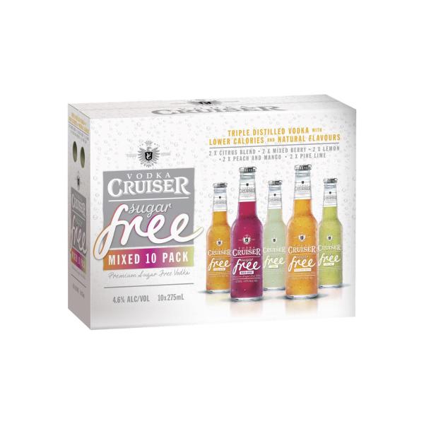Buy Vodka Cruiser Sugar Free Mixed Bottle 275ml 30 Pack | Coles