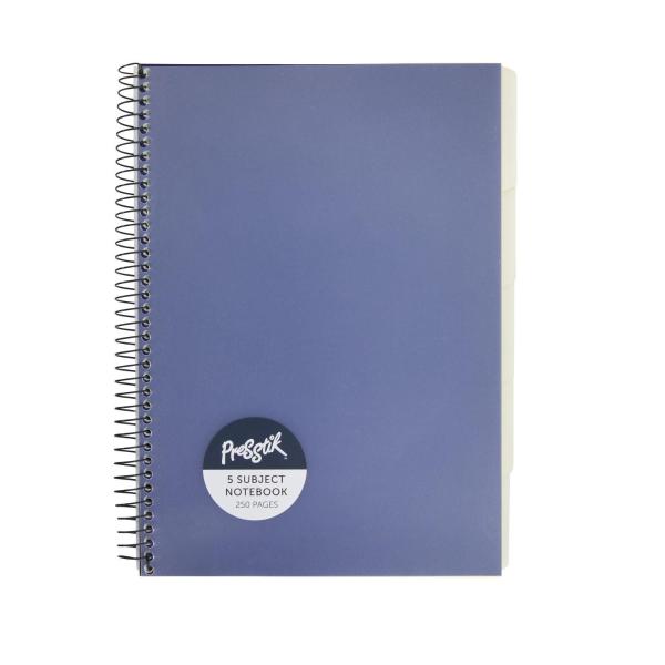 Buy Presstik 5 Subject Notebook A4 Spiral Bound 1 each | Coles