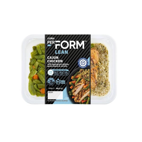 Buy Coles Perform Lean Cajun Chicken Quinoa 350g | Coles