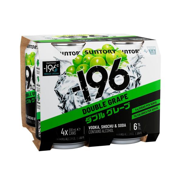 Buy -196 Double Grape 6% Can 330ml 4 Pack | Coles