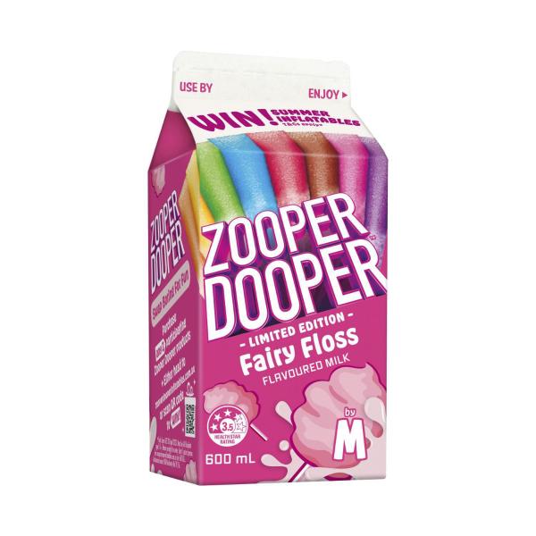 Buy ZOOPER DOOPER FAIRY FLOSS FLAVOURED MILK | Coles