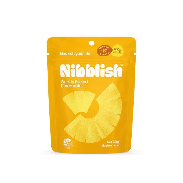Buy Nibblish Gently Baked Pineapple 80g | Coles