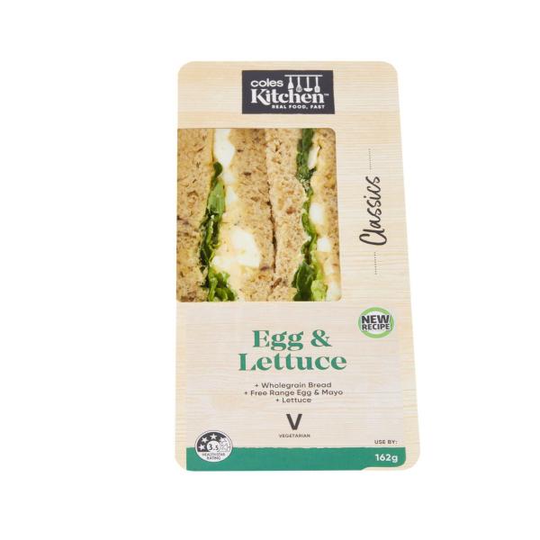 Buy COLES KITCHEN EGG & LETTUCE SANDWICH | Coles