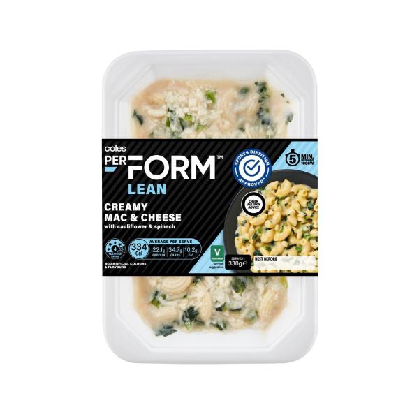 Buy Coles Perform Creamy Mac & Cheese 330g | Coles