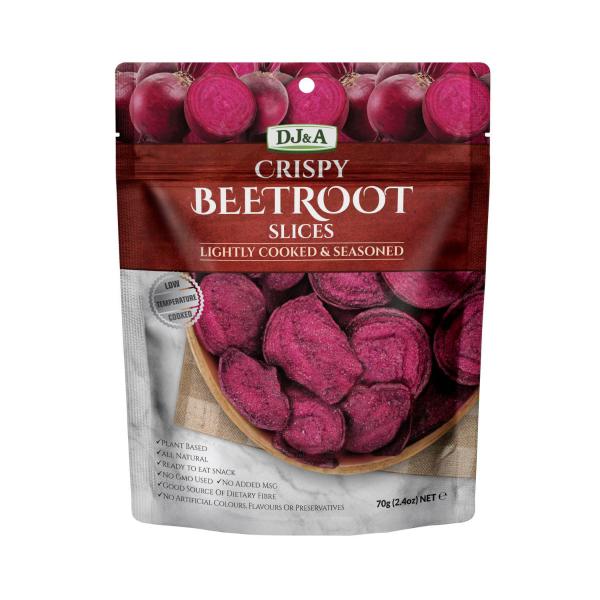 Buy DJ&A Crispy Beetroot Slices 70g | Coles