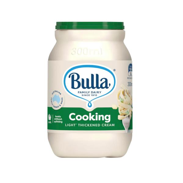 Buy Bulla Light Thickened Cooking Cream 300mL | Coles
