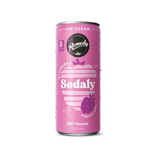 Buy Remedy Sodaly Raspberry Can 250mL | Coles
