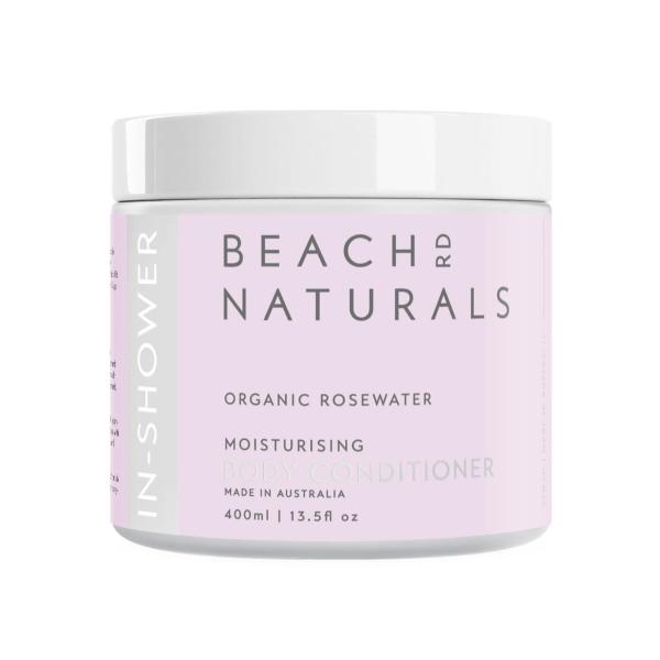 Buy Beach Road Naturals Body Conditioner Organic Rosewater 400mL | Coles
