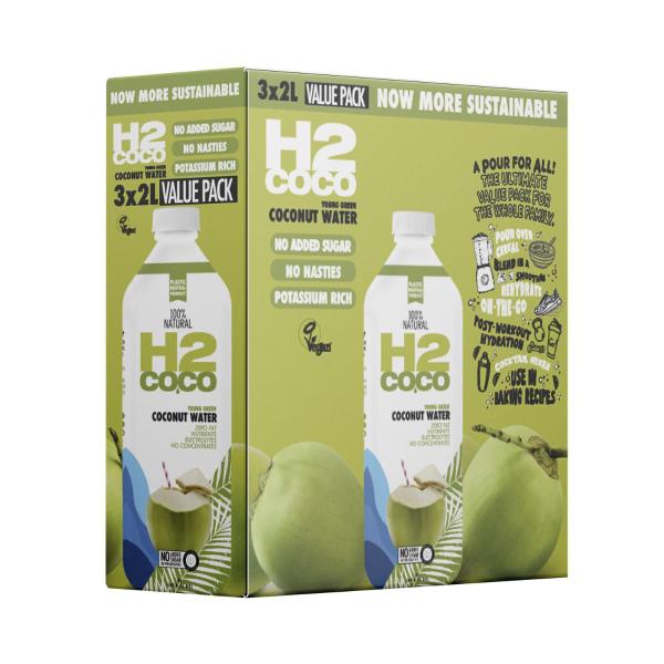 Buy H2 Coco Coconut Water 2l 3 pack | Coles