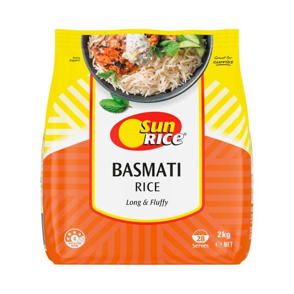 Buy Sunrice Basmati Rice 2kg | Coles
