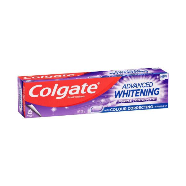 Buy Colgate Advanced Whitening Purple Toothpaste 120g | Coles