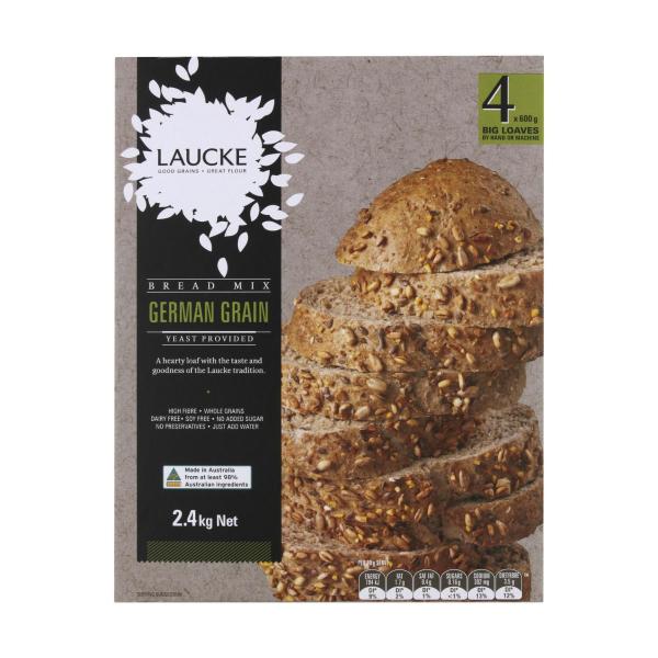 Buy Laucke German Grain Bread Mix 2.4g | Coles