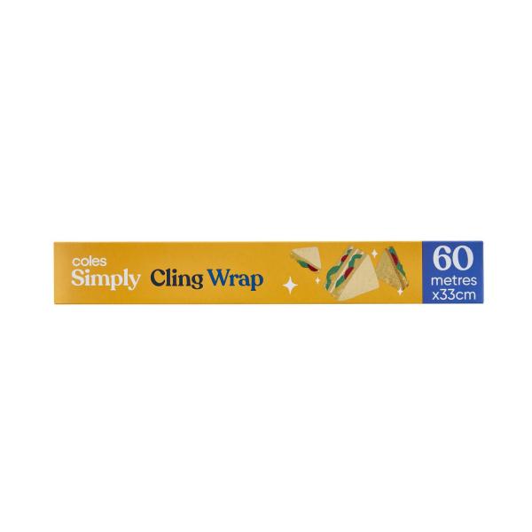 Buy Coles Simply Cling Wrap 60 metre | Coles