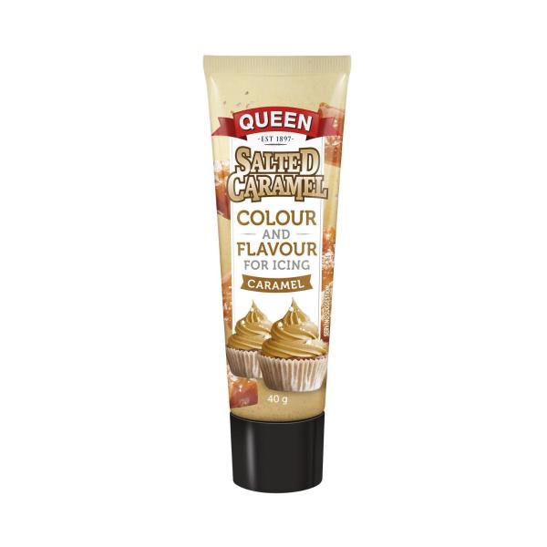 Buy Queen Colour & Flavour For Icing Salted Caramel 40g | Coles